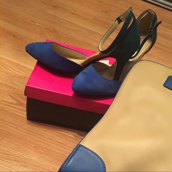 Ashley Stewart | Shoes | Color Block High Heel Shoe | Poshmark